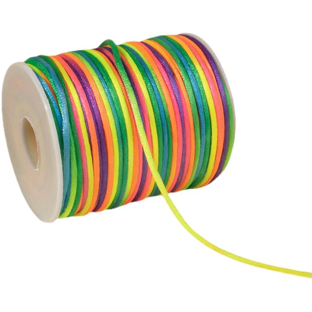 Colored hand rope thread hand-braided hair rope No. 5 children's ...