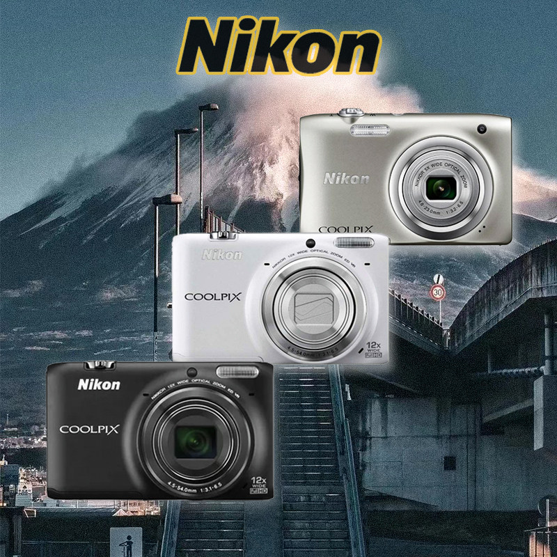 Nikon Coolpix S3500 Digital Camera - Vintage Film-Style CCD Camera