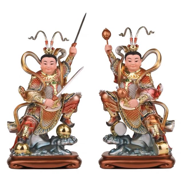Jin Zha Mu Zha Nezha/Zha Third Prince 8/16 inch middle altar marshal ...