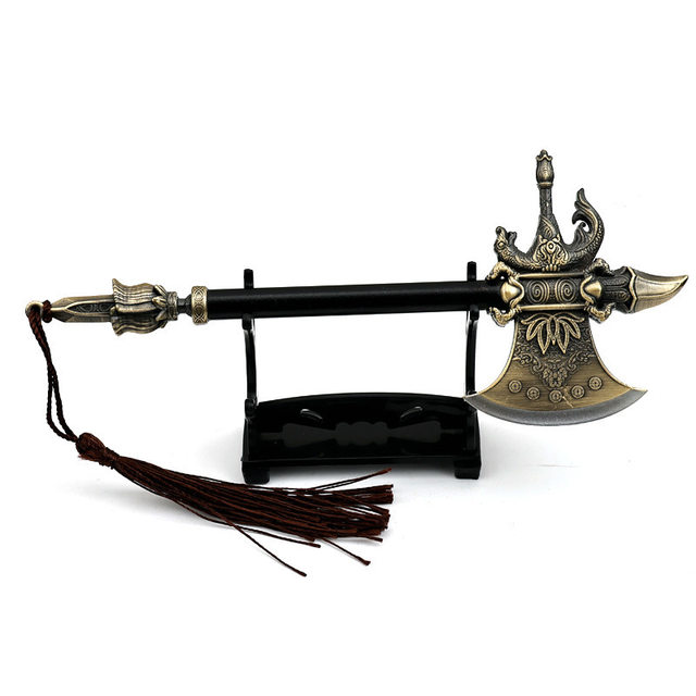 Wukong game peripherals Erlang Shen Yang Jian mountain ax weapon small ...