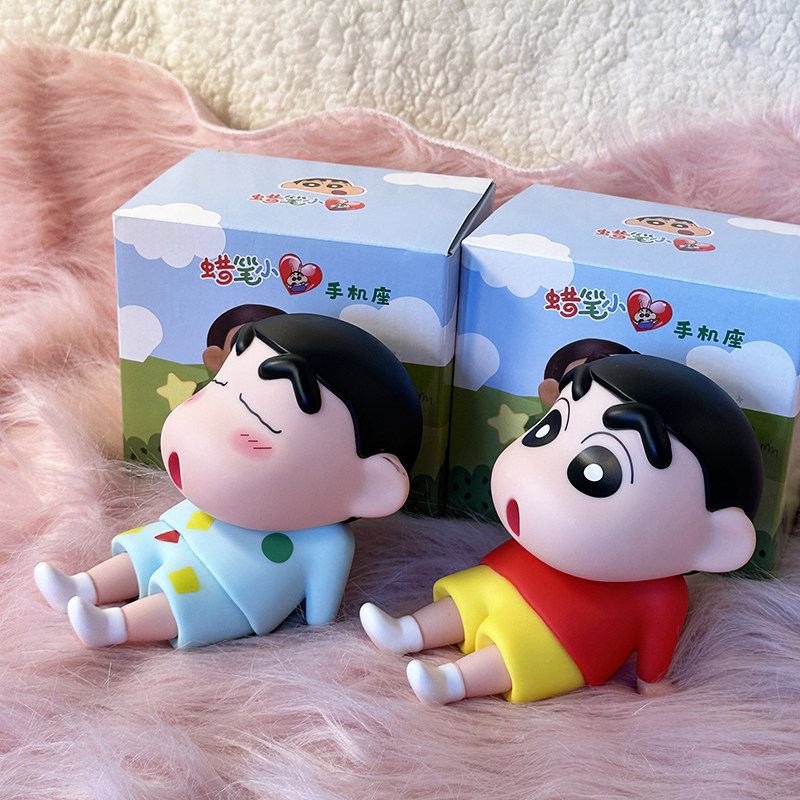 Crayon Shin-chan mobile phone stand ornaments lazy digital bracket ...