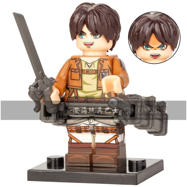 Attack on Titan Levi Mikasa Allen third-party assembled building block ...