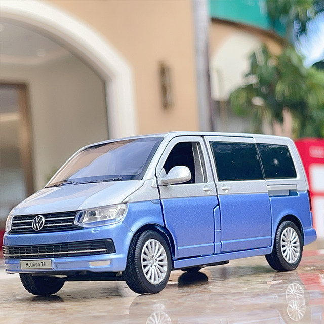 1:32 Volkswagen Mitter alloy car model MPV van shock shelter turned to ...