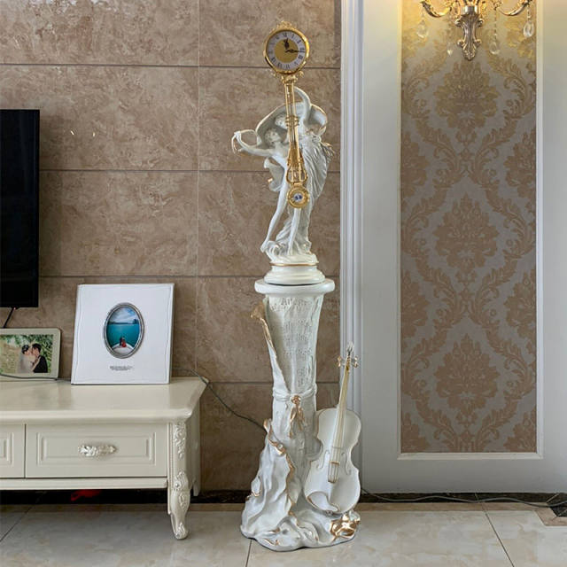 European-style floor clock living room pendulum clock vertical clock ...