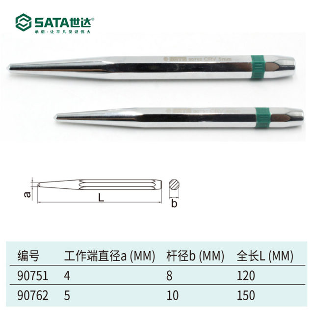 Shida Center Punch Drill Bit Positioning Punch Hole Puncher 4/5mm ...