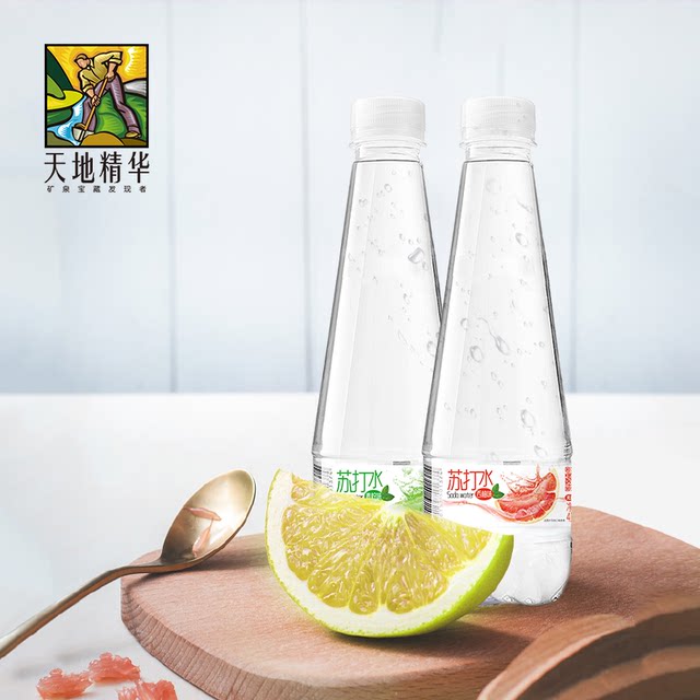 Tiandi essence fruity soda water whole box 410ml*15 bottles of weakly alkaline beverage sugar ...