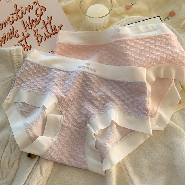 5-pack women's underwear girls pure cotton antibacterial seamless 2024 ...