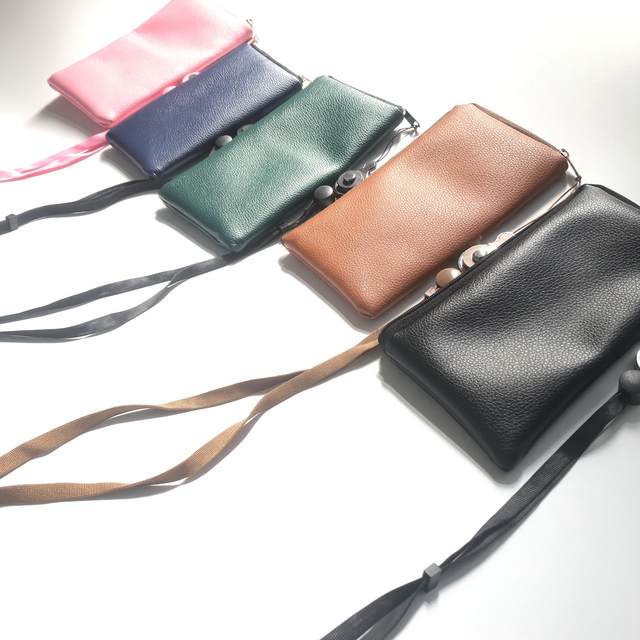 Leather zipper mobile phone case suitable for Apple 13Pro dust bag ...