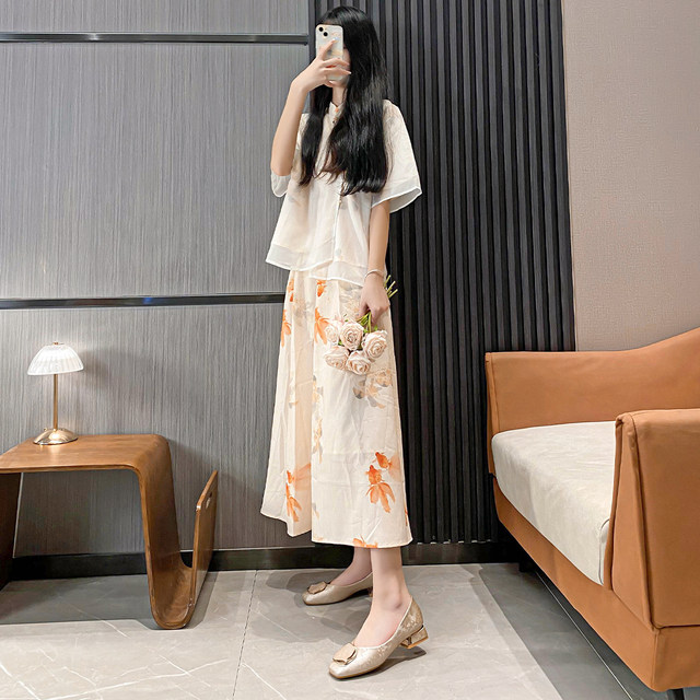New Chinese style Chinese style thick heel single shoes for women ...