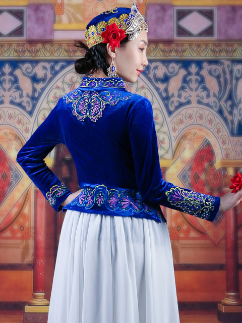 Xinjiang dance performance clothing for women in autumn and winter ...
