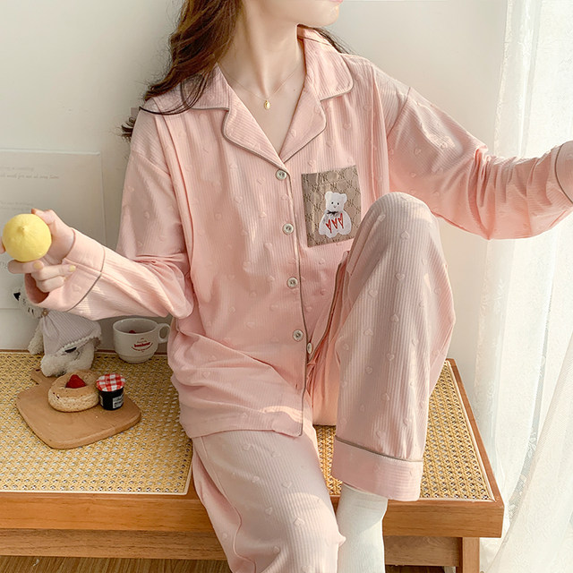 Postpartum clothing, spring and autumn pure cotton, postpartum ...