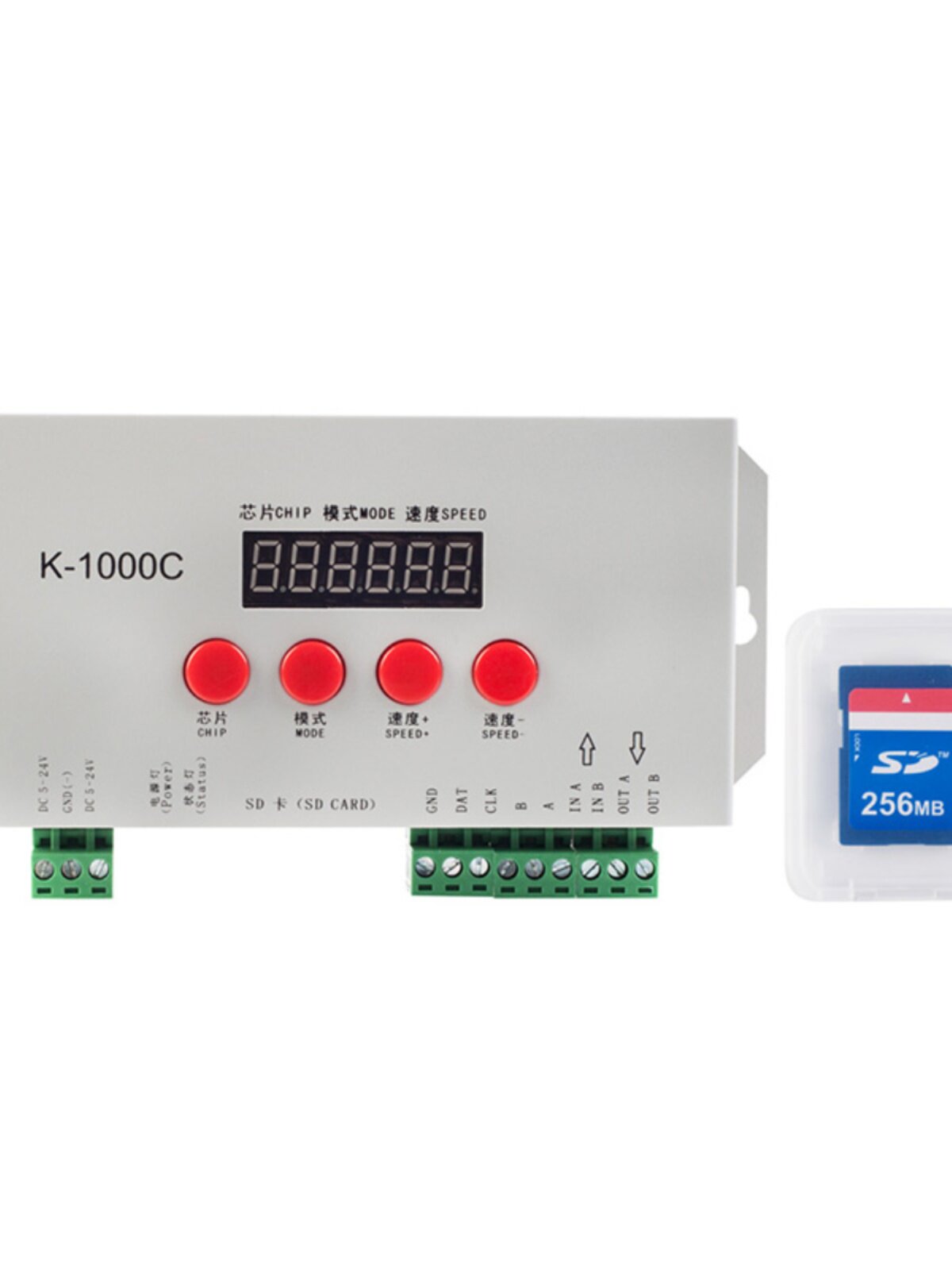 Yongtai T1000S K-1000C RGBW LED Controller - DMX512 Programmable Light ...
