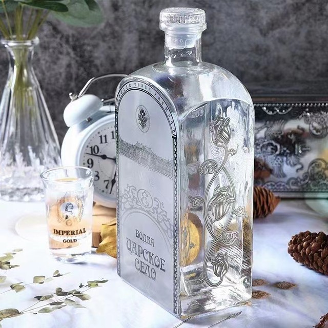 Russia imported Tsar Sai Luo vodka silver gift box 700l foreign wine ...