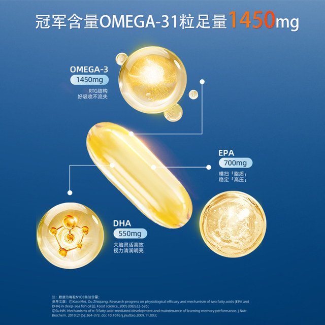 NYO3 high purity 97% deep sea fish oil omega3 soft capsules cost ...