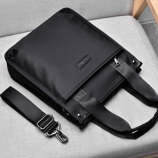 Vertical handbag men's business casual Oxford cloth bag men's briefcase ...