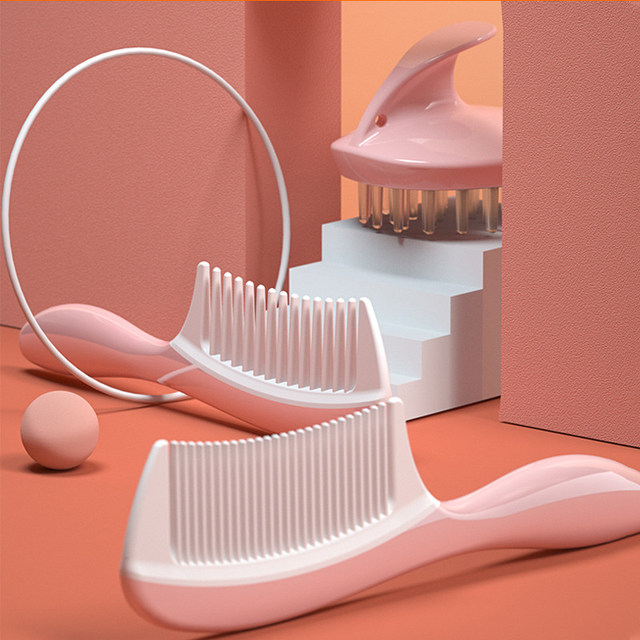 Comb for women with long hair, anti-static, curly hair, cute, girly ...