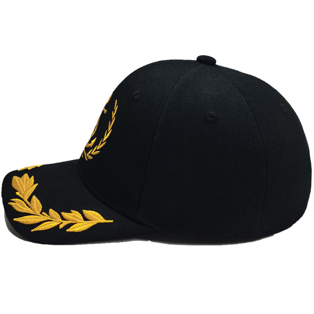 Spot wheat ear hat nautical captain CAPTAIN baseball hat men's ...