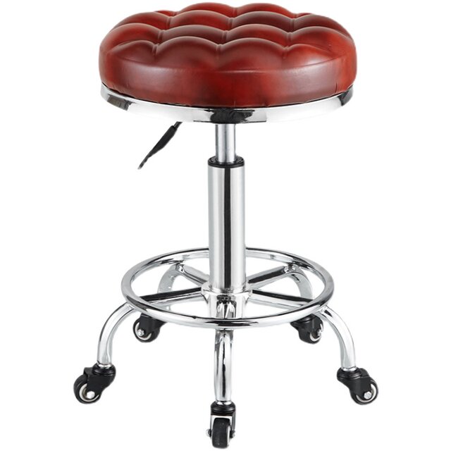 Beauty stool pulley large work stool bar bar chair rotating lifting ...
