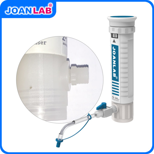 Qun'an Instrument Bottle Mouth Dispenser Laboratory 10/30/60ml Sleeve Type Adjustable ...