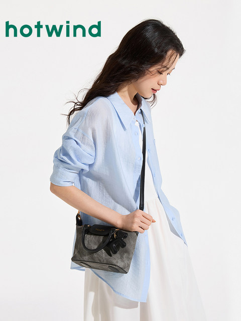 Hot wind bag 2025 new lady rubbing color handblast bag all -match ...