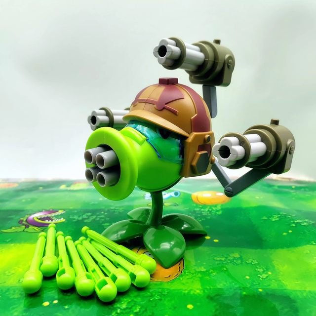 Plants vs. Zombie New Gatling Machine Gun Pea Sagittarius Future ...