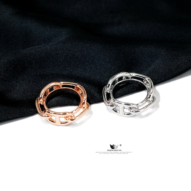 Her H Shi silk scarf buckle high-grade scarf buckle dual-purpose all ...