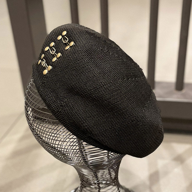 Japanese versatile knitted rivet net red thin air -breathable Breda hat ...