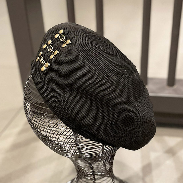 Japanese versatile knitted rivet net red thin air -breathable Breda hat ...