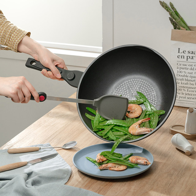 Korean kimscook diamond non-stick pan IH30CM Korean magic kitchen ...