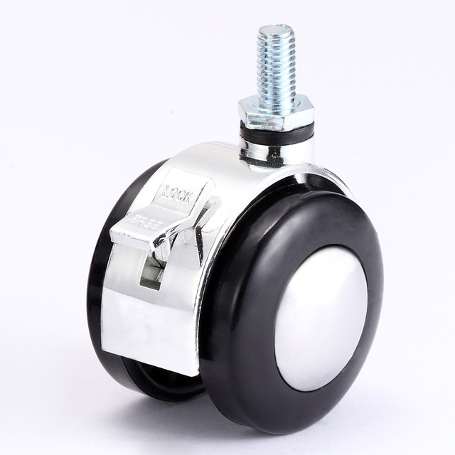 2-inch alloy universal wheel M8 threaded swivel chair wheel speaker ...