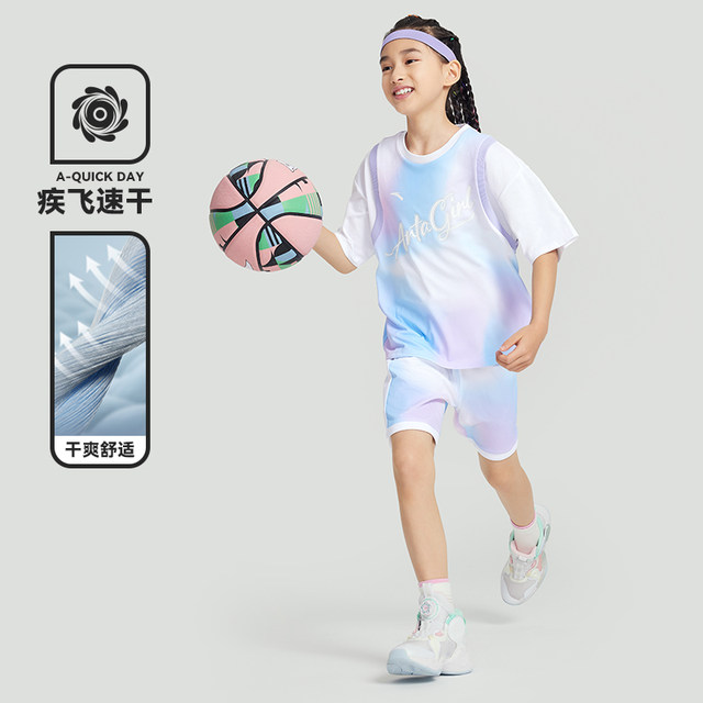 Anta children's clothing girls' summer clothing 2024 style basketball ...