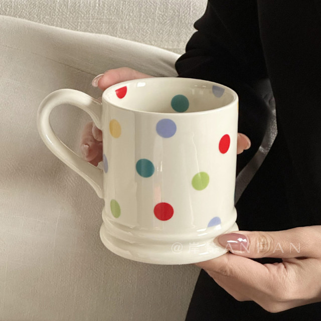 Kishiko niche minimalist color wave dot double -ring cup niche design ...