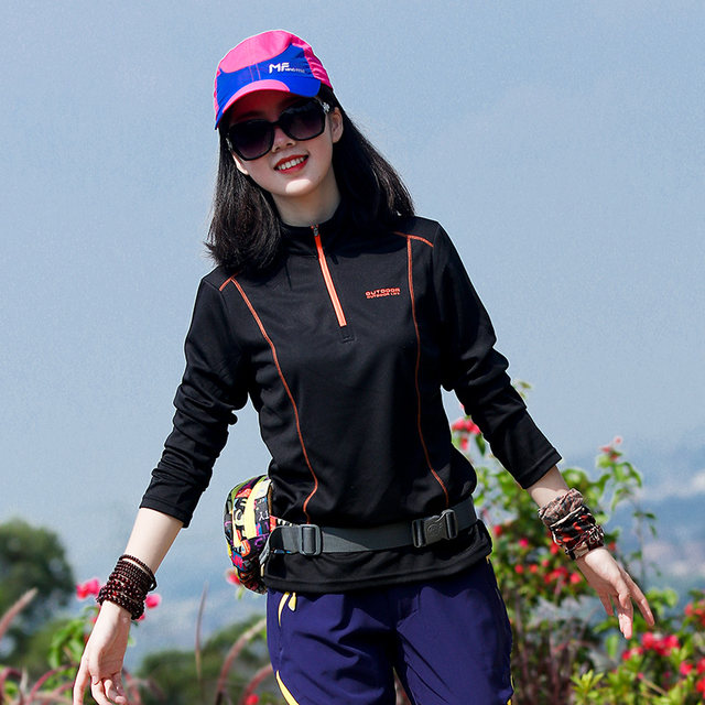 Clearance quick-drying clothing women's long-sleeved spring and summer ...