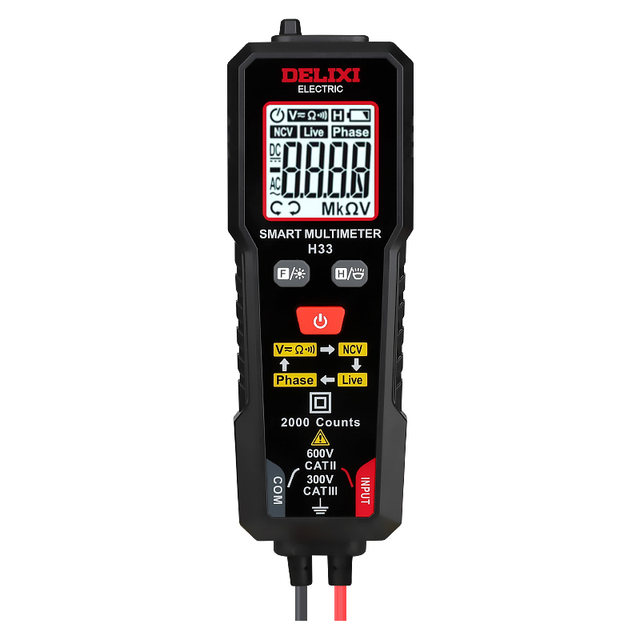 Delixi mini multimeter smart ammeter NCV measurement upgrade can be ...