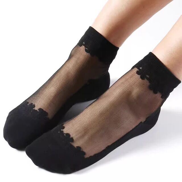 Stockings women autumn and winter transparent wear -resistant anti ...