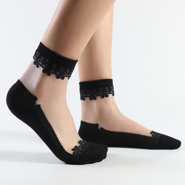 Stockings women autumn and winter transparent wear -resistant anti ...