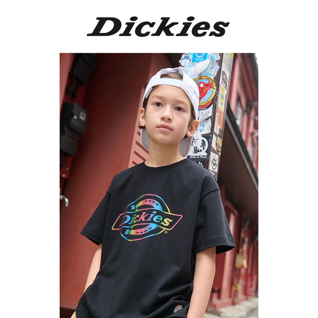 Dickies children's clothing boys and girls T-shirt 24 rainbow color ...