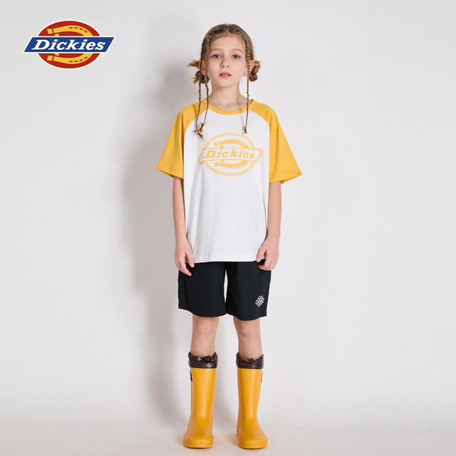 Dickies children's clothing boys and girls short-sleeved 24 new solid ...