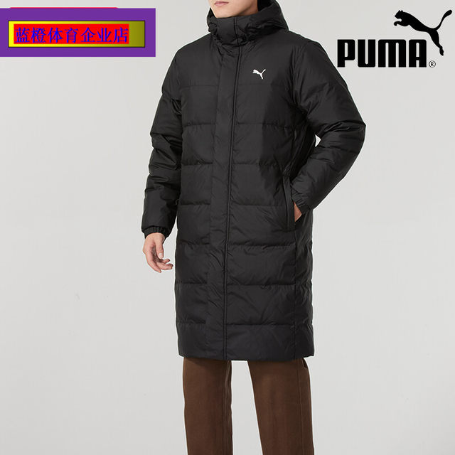 Puma Long Down jacket Men's Clothing 2024 Winter New arrival Hooded ...