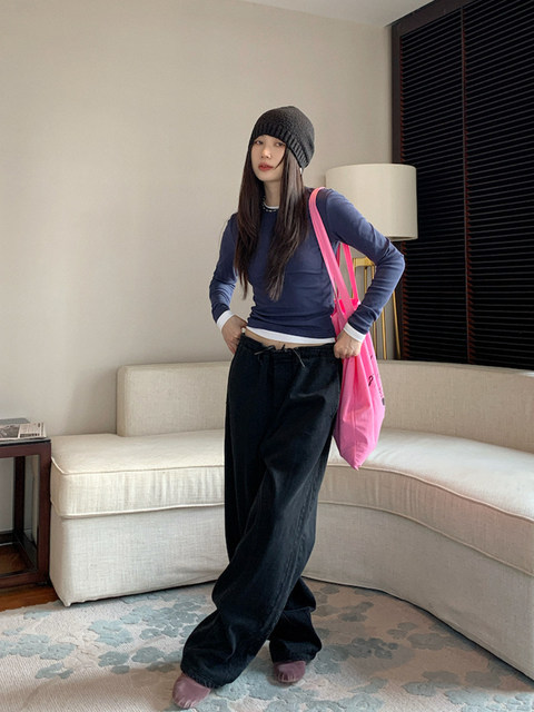 7AM10PM High-end bottoming shirt T-shirt true two-piece top 2024 new ...