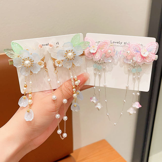 Chinese style children's front chain ancient style children's hair ...
