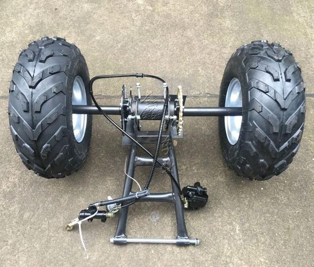 Two rounds of modified three -wheel motorcycle rear axle, 7 -inch tire ...
