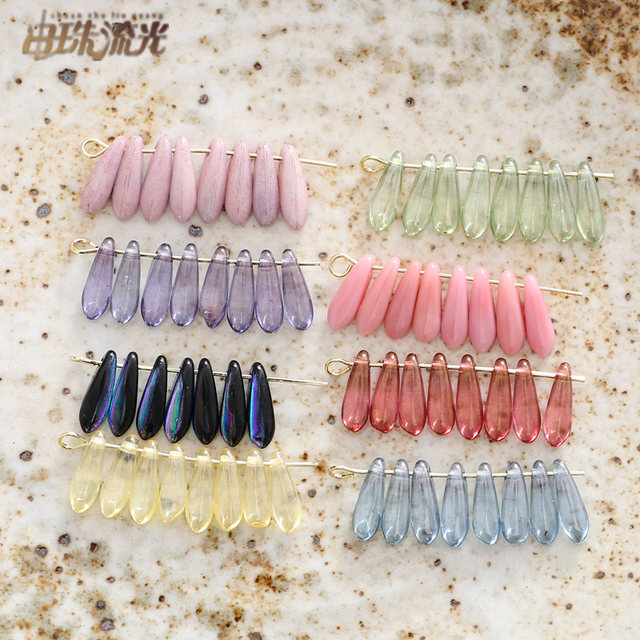 Czech imported retro sword-shaped beads 3*11mm jewelry DIY accessories ...