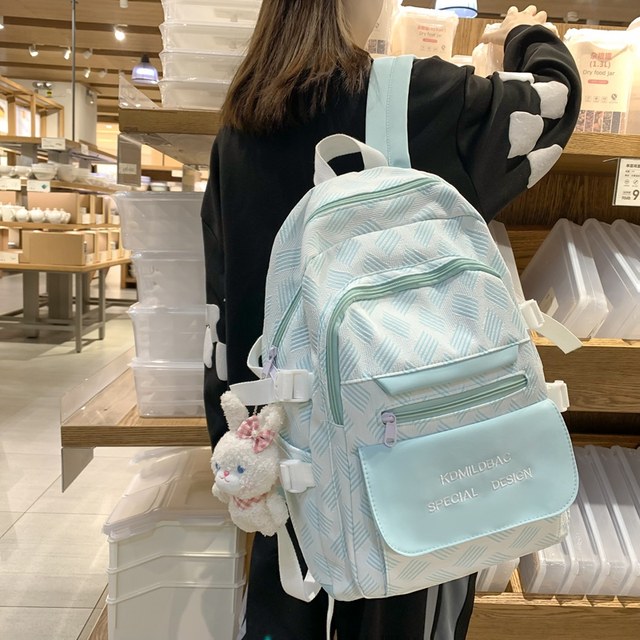 2024 New Small Fresh Lightweight Schoolbag Female Junior High School ...