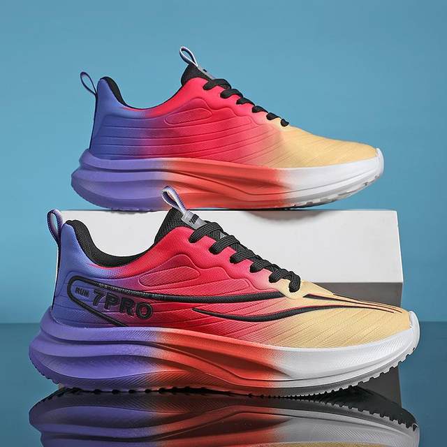 Autumn extra large -size running shoes men's super light anti ...