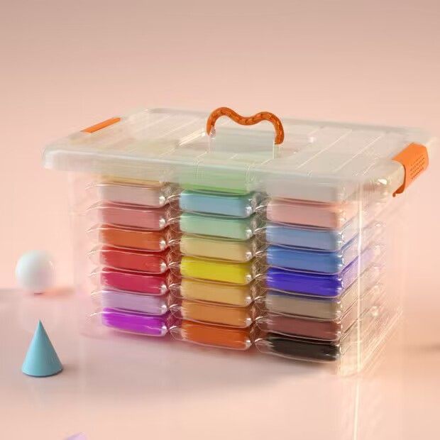Ultra-light clay large package 24 colors 50g set safe and non-toxic ...