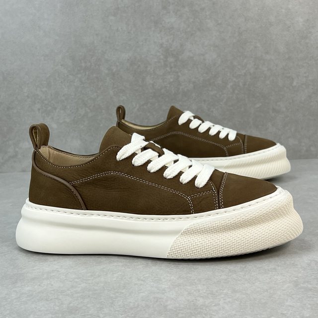 American retro scrub cowhide lace -up casual shoes 2024 new outdoor ...