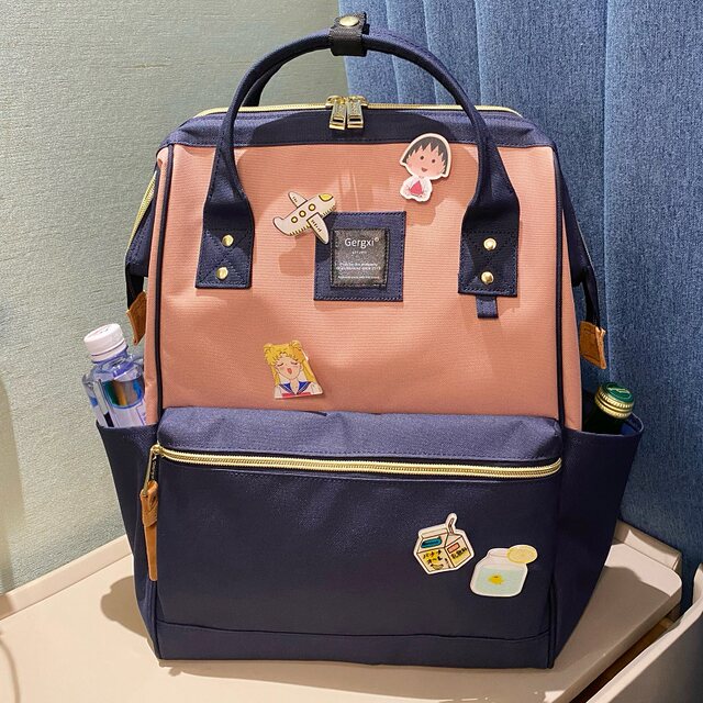 Upgraded version of Japan's Rakuten backpack male and female students ...