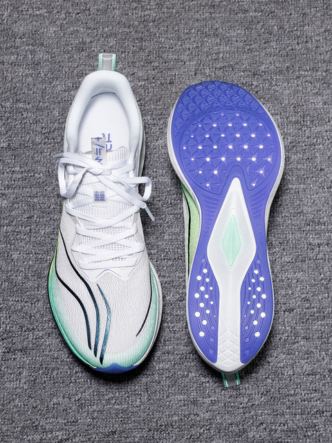 Li Ning running shoes men's shoes autumn and winter racing breathable ...