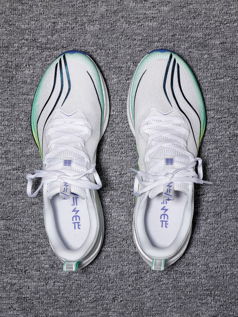 Li Ning running shoes men's shoes autumn and winter racing breathable ...